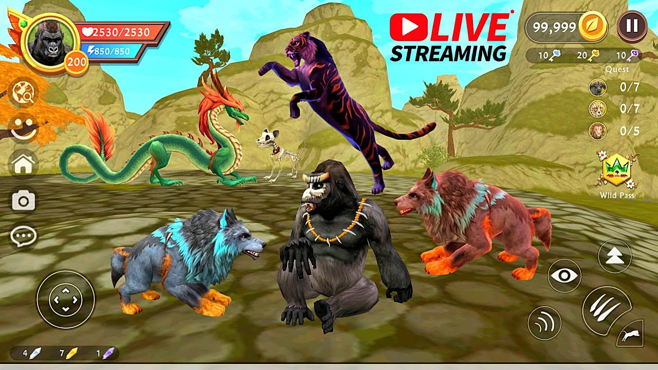 🔴 LIVE | WildCraft: Daily Tasks & The Wolf: Hunting | - YouTube