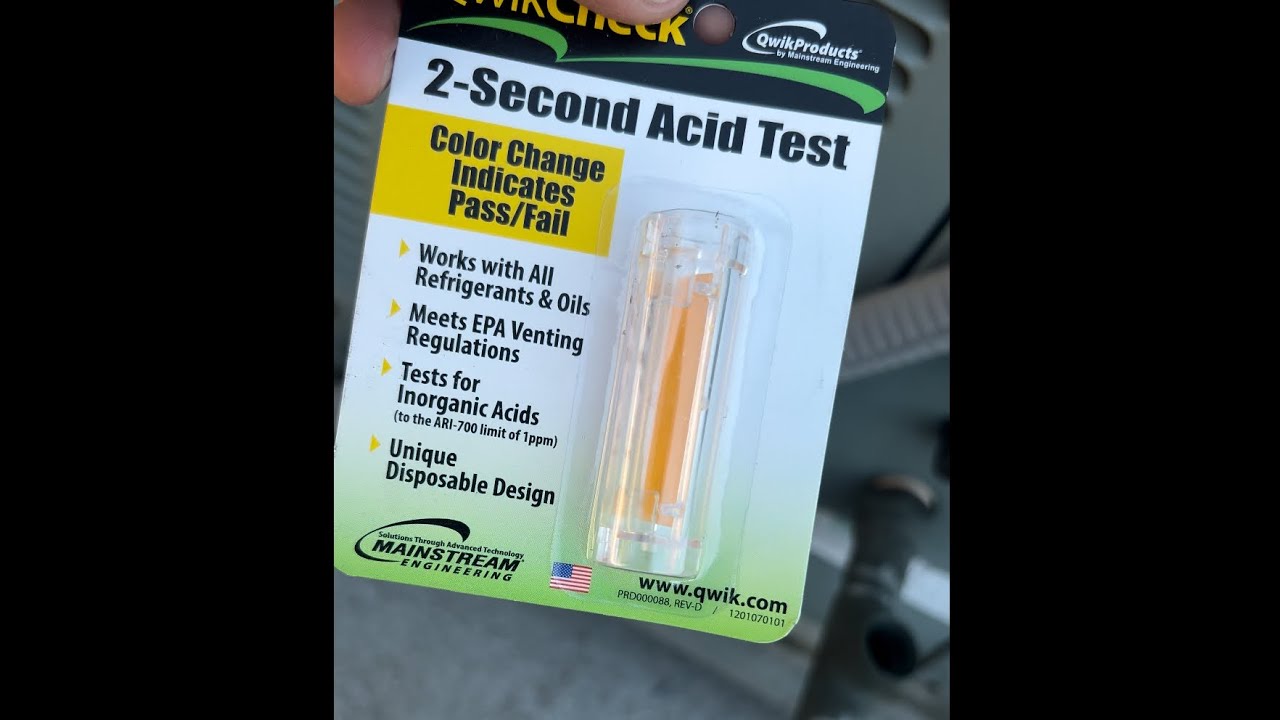Qwick Check 2 second acid test - YouTube