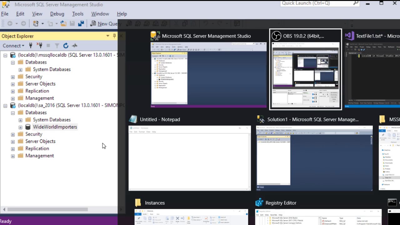 P1 LocalDB Database + VS 2017 and SSMS in Amharic - YouTube
