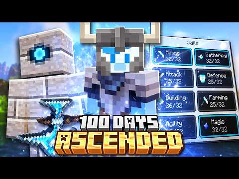 I Spent 100 Days in ASCENDED Minecraft