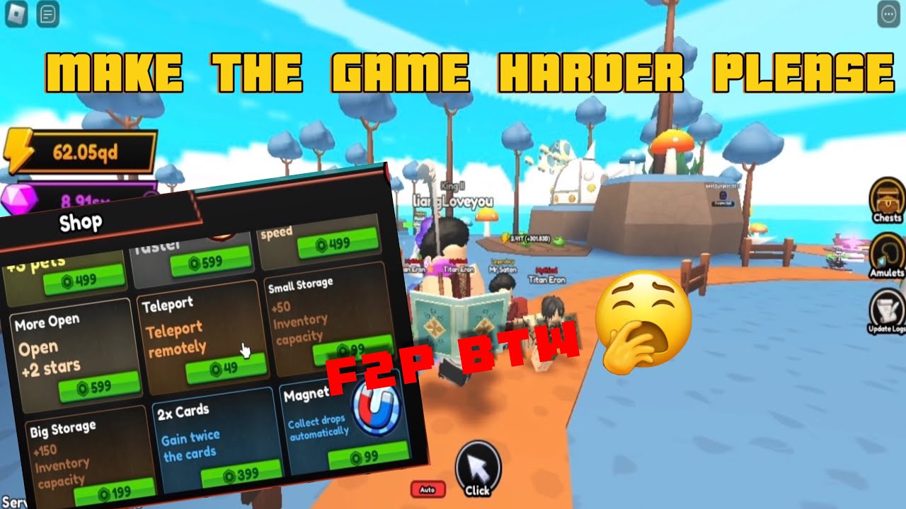 Please Make The Game Harder (Ez Game)|F2P Noob To Pro In Anime Punch ...