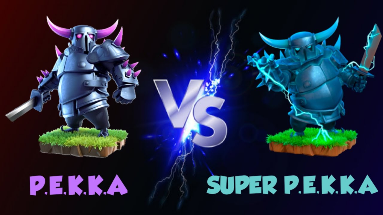 P.e.k.k.a VS Super P.e.k.k.a | Clash Of Funz #clashofclans #coc #pekka ...