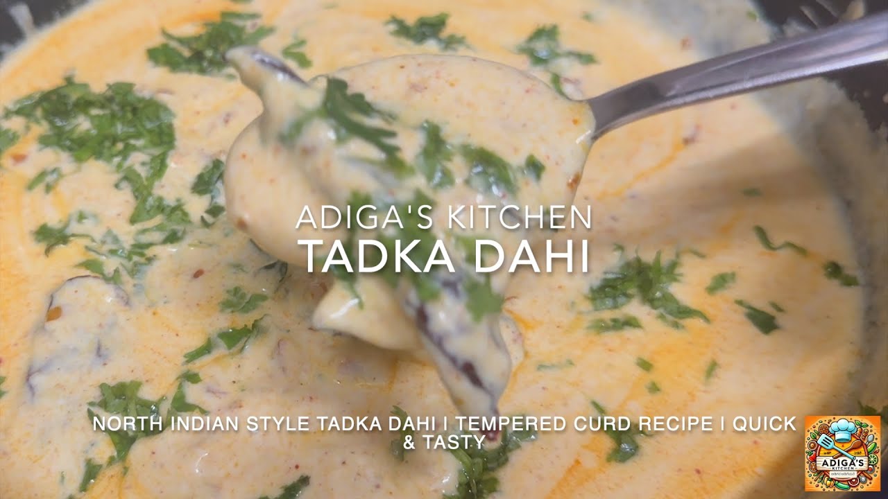 North Indian Style Tadka Dahi | Tempered Curd Recipe | Quick & Tasty ...