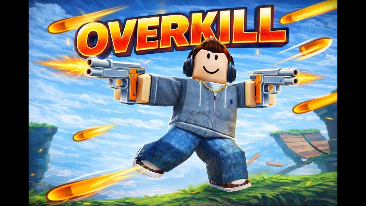 Roblox OVERKILL — the BEST SHOOTER ACTION VIDEO with fast LEVELING UP ...