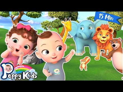 Jungle Safari | Wild Animals for Kids & More Nursery Rhymes By Peppy ...