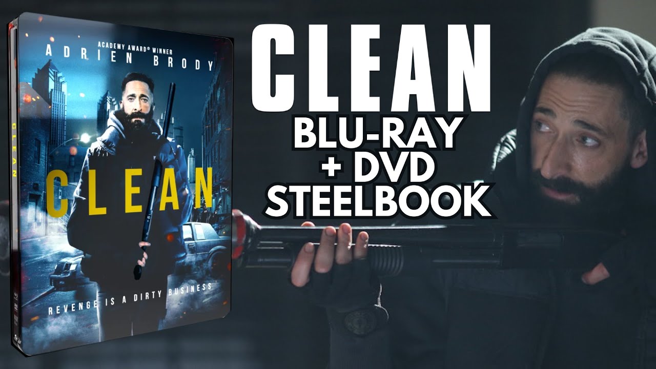 Clean Blu-ray + DVD Steelbook from RLJ Entertainment - YouTube