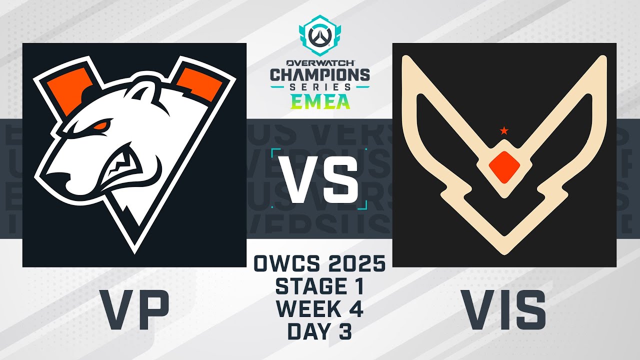 Virtus.pro vs Vision Esports | OWCS 2025 EMEA | Stage 1 Week 4 Day 3 ...