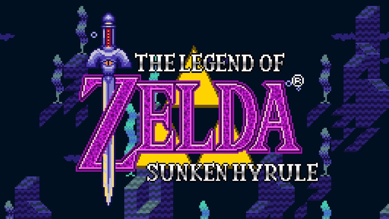 The Legend of Zelda: Sunken Hyrule (Letterbomb's ALttP Hack) - Title ...