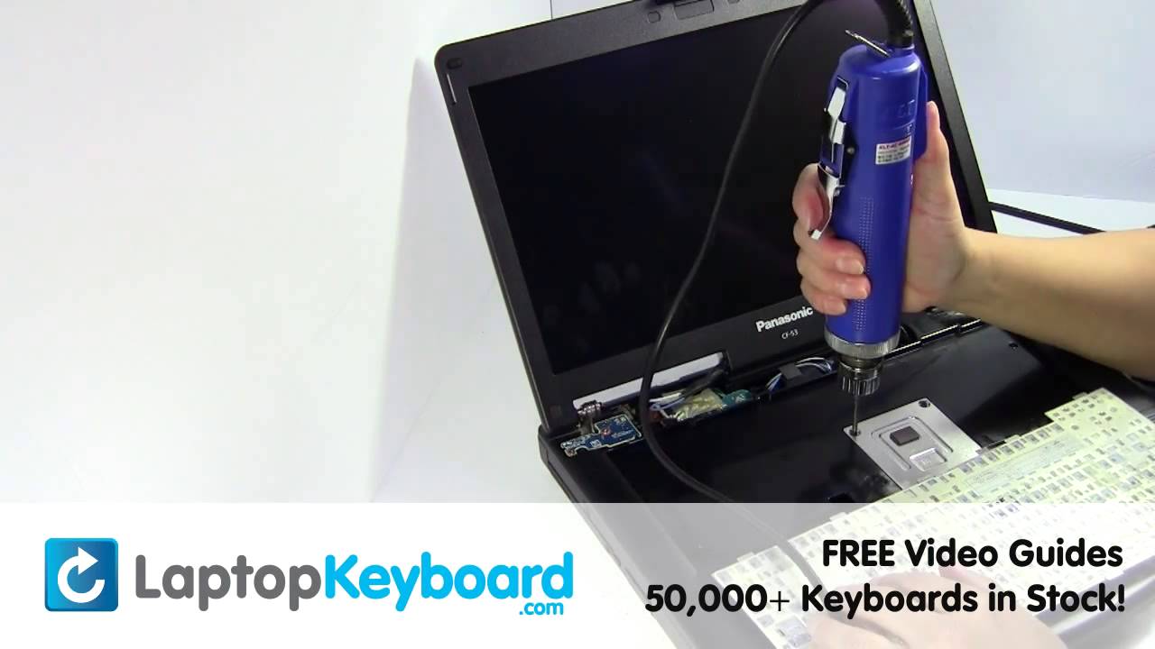 Panasonic ToughBook CF-53 Keyboard Installation Replacement Install CF ...