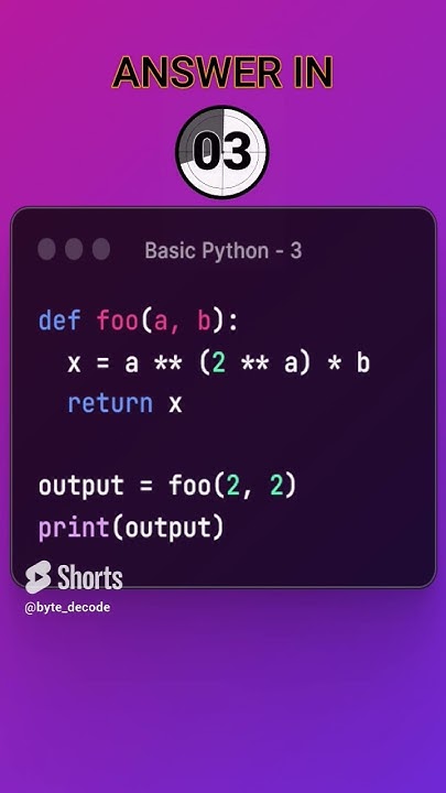 Can You Solve It Python Geeks Python Coding Logic Pythonforbeginners Pythonprogramming