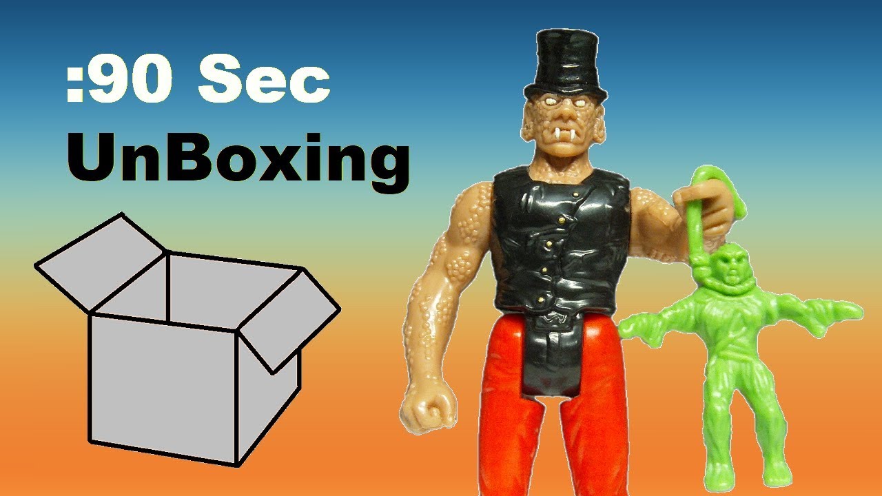 90 Sec Unboxing Swamp Thing Dr Deemo 1990 Kenner Action Figure - YouTube