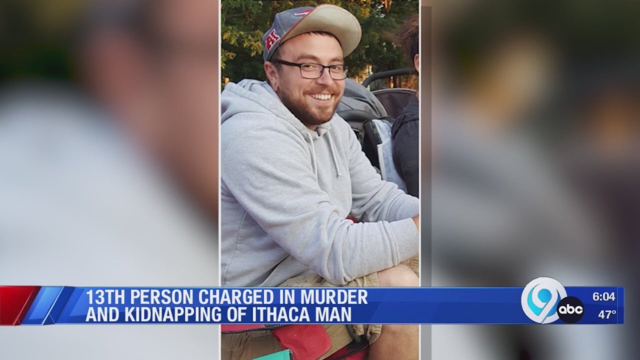 13th person charged in murder and kidnapping of Ithaca man - YouTube