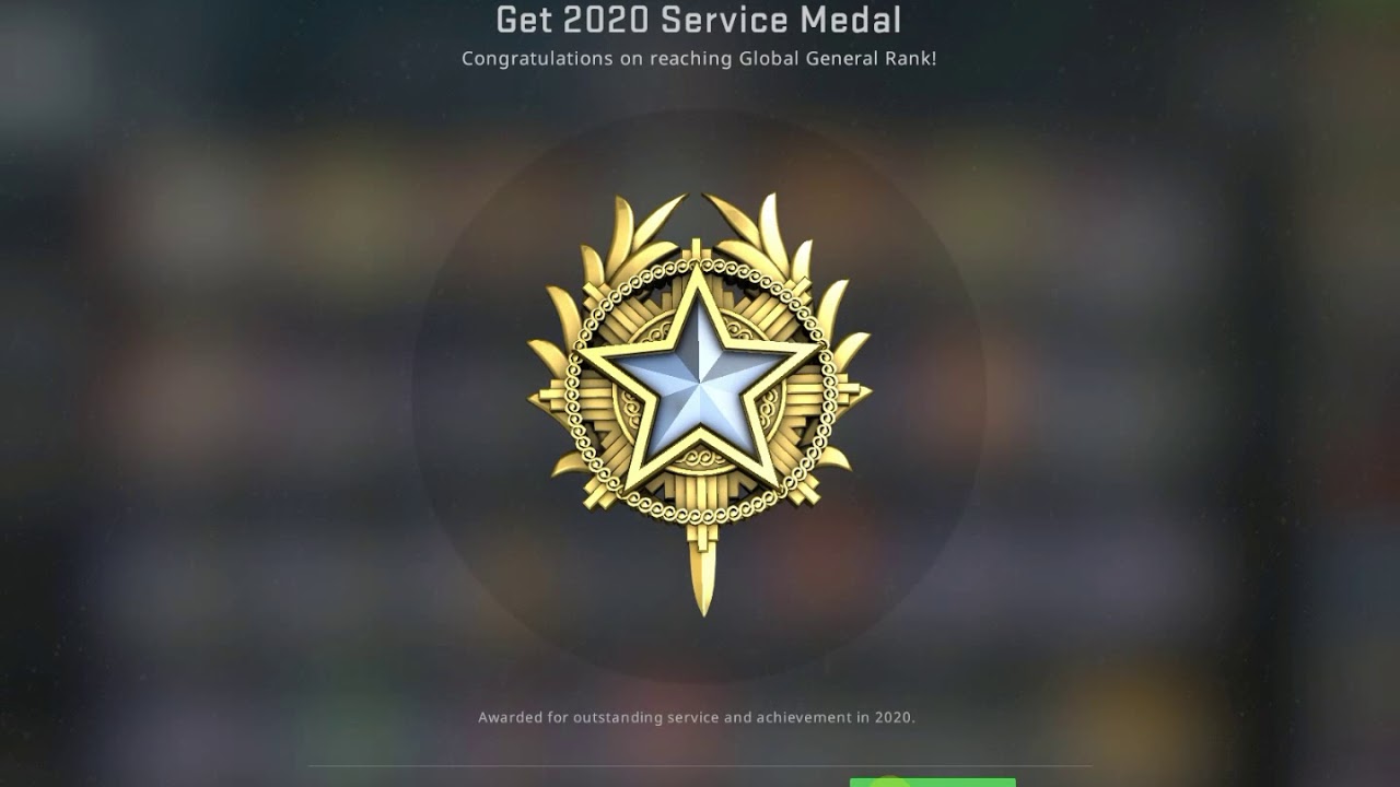 CsGo 2020 Service Medal - YouTube