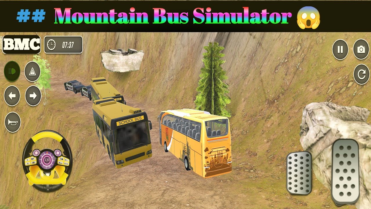 Mountain Bus Simulator || impossible mountain bus passengers || - YouTube
