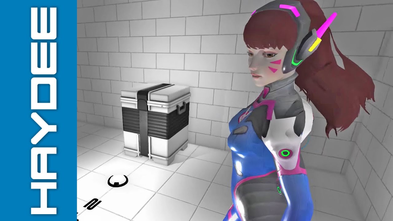 Let's Play - D.Va as Haydee, Cube Selection Course Walkthrough ...