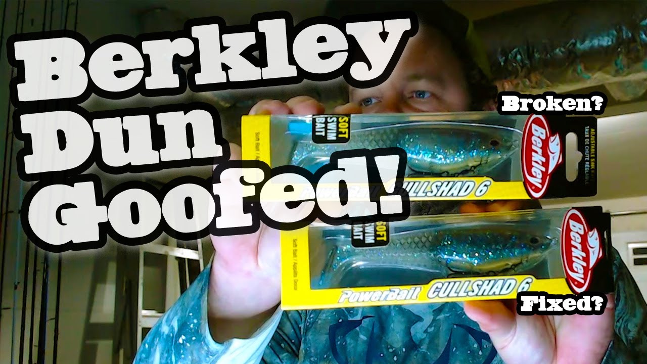 BERKLEY DUN GOOFED! - CullShad Replacement & Bonus Lures Unbox - YouTube