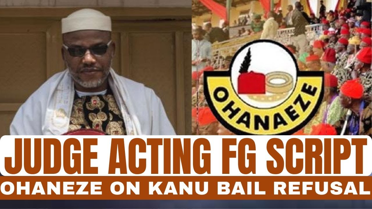 Nnamdi Kanu Bail Refusal: Nyako Acting FG Script – Ohanaeze - YouTube