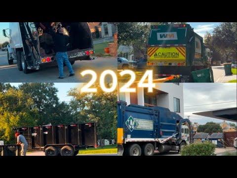 Garbage truck rewind 2024 and predictions for 2025 - YouTube
