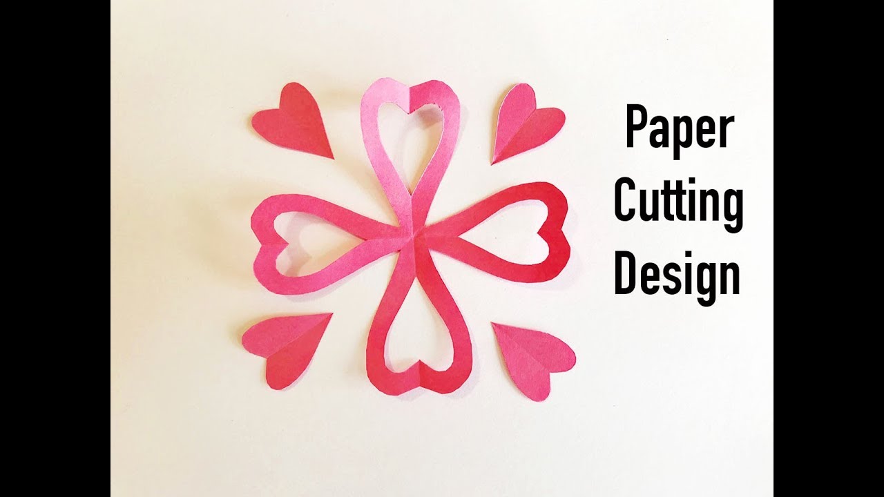 Simple and Easy Paper Cutting Design : Craft : DIY - YouTube