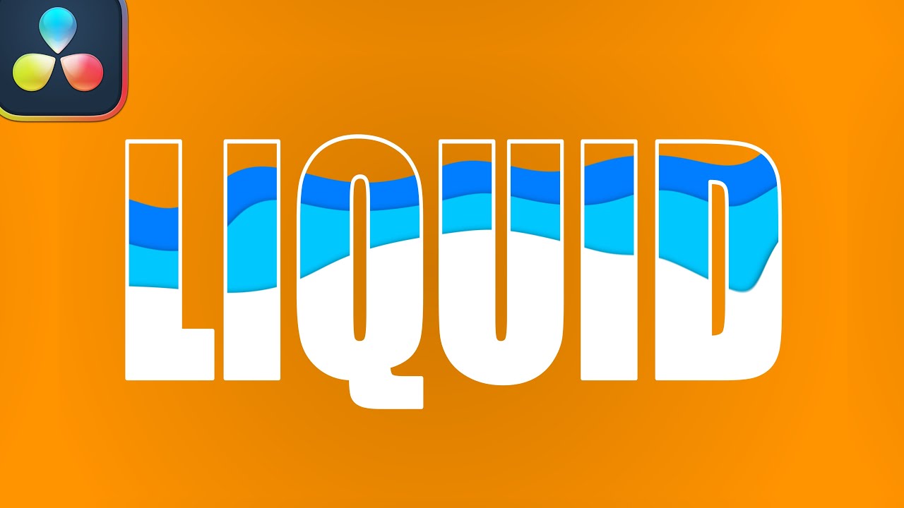 AWESOME Liquid Text Motion Graphics You Can Create Today In DaVinci ...