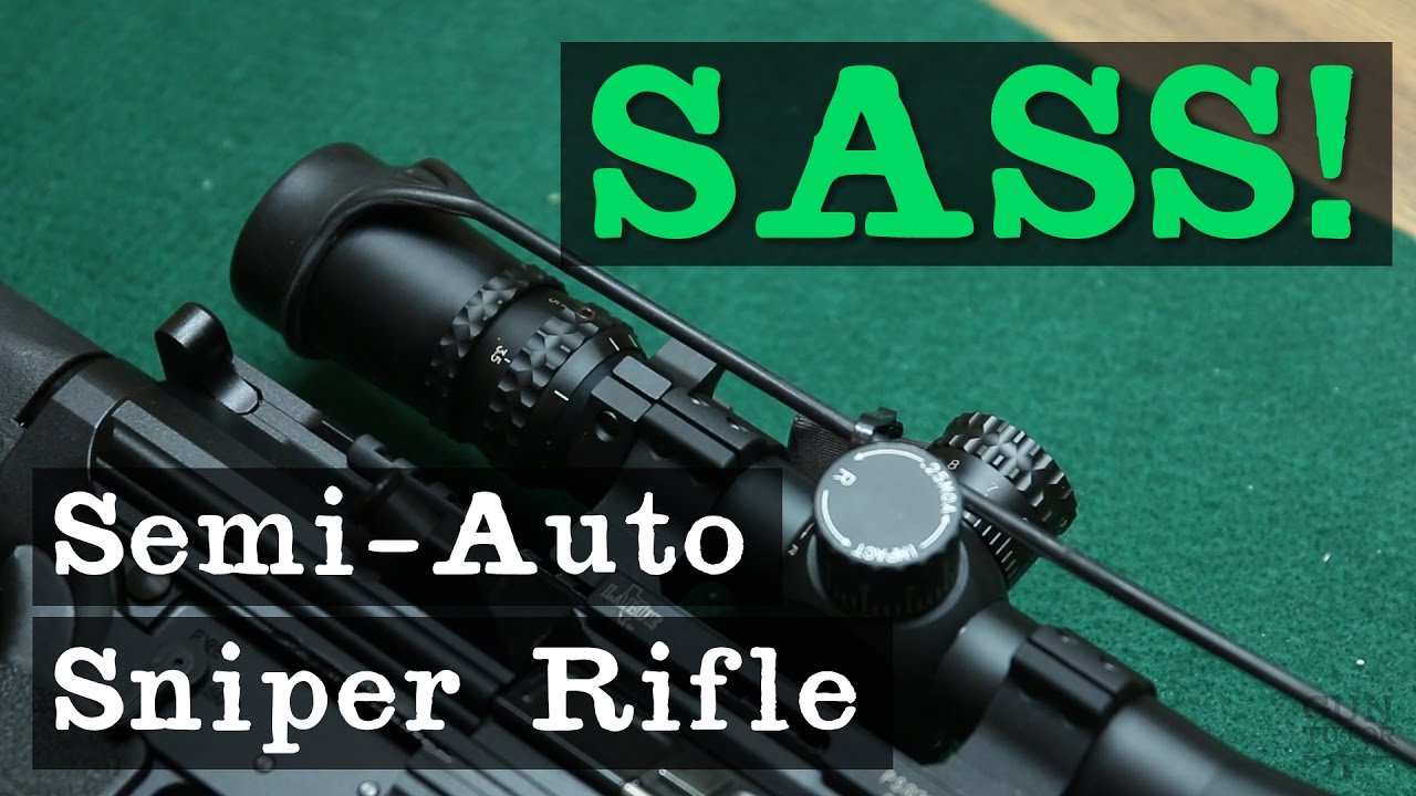 DPMS SASS - .308 Semi-Automatic Sniper Rifle - YouTube