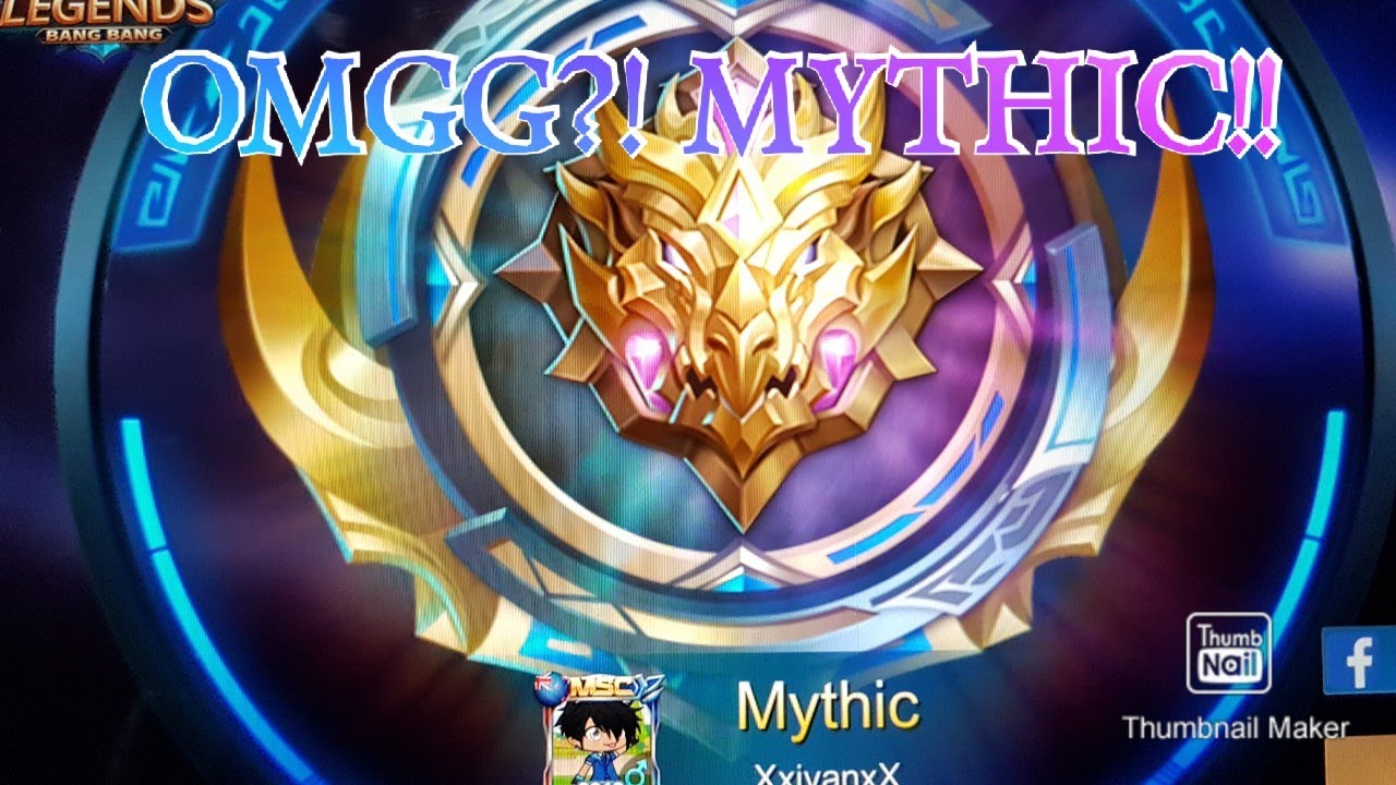 REACHING MYTHIC IN MOBILE LEGENDS??!!!! - YouTube