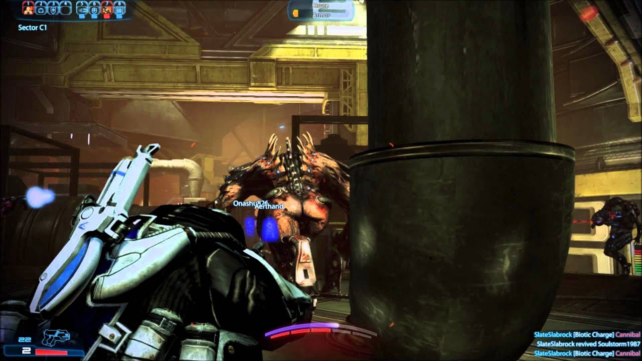 Mass Effect 3 Multiplayer Volus Adept(Biotic God)Gameplay( HD) - YouTube