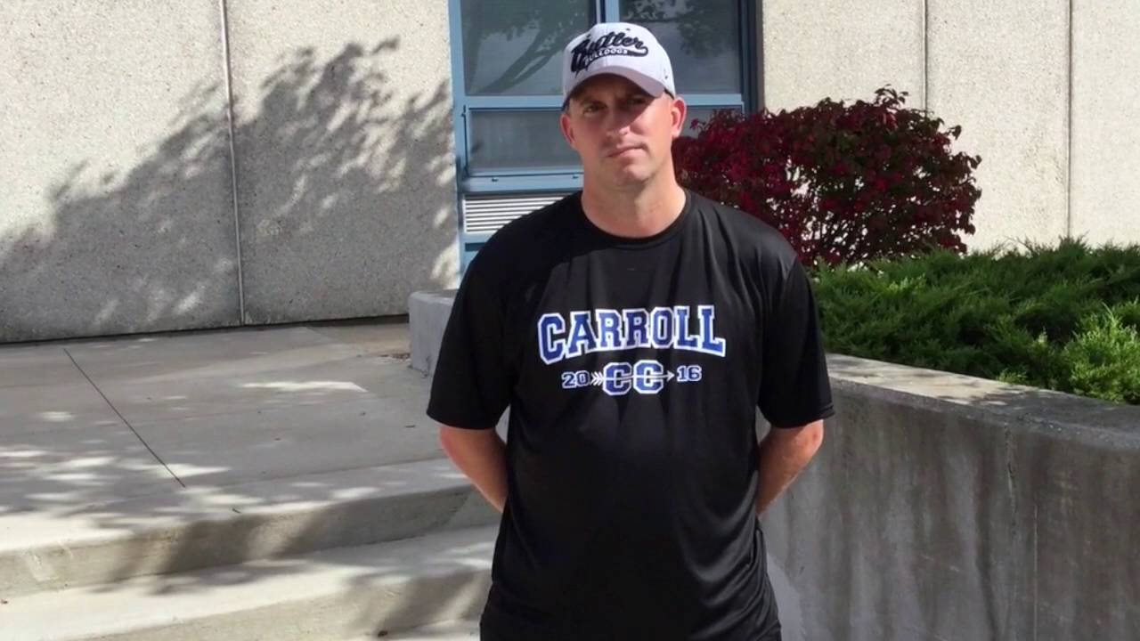 Carroll XC Head Coach Phil Yoder After Boys & Girls Win West Noble XC ...