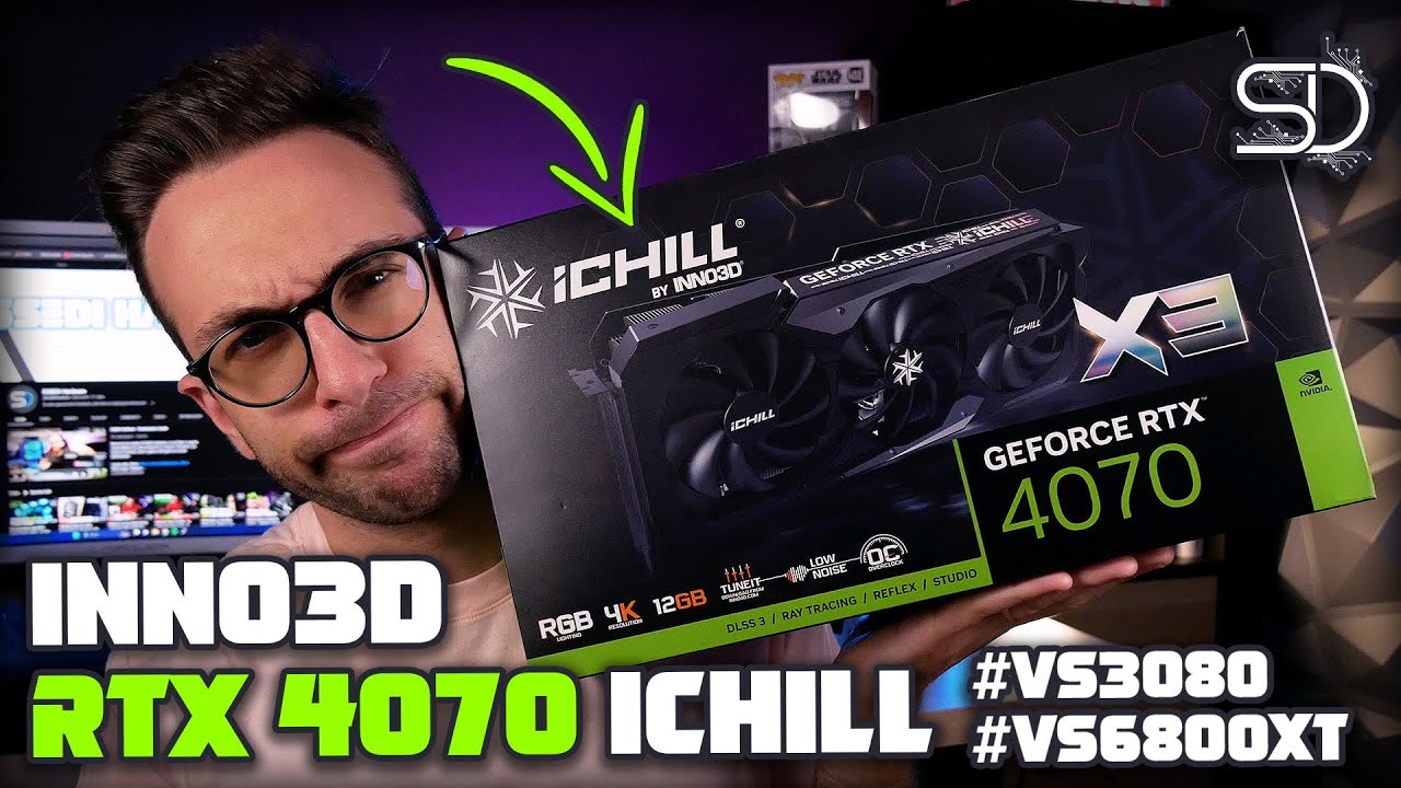 RECENSIONE INNO3D RTX 4070 ICHILL X3 (Benchmarks + Temperature) - YouTube
