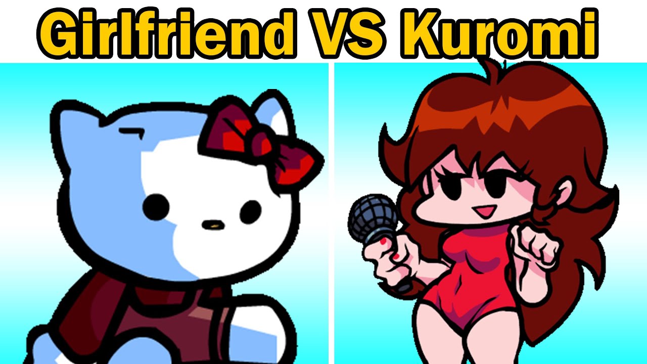 Friday Night Funkin' - Hell on Kitty VS Girlfriend + Scared Kuromi (FNF ...