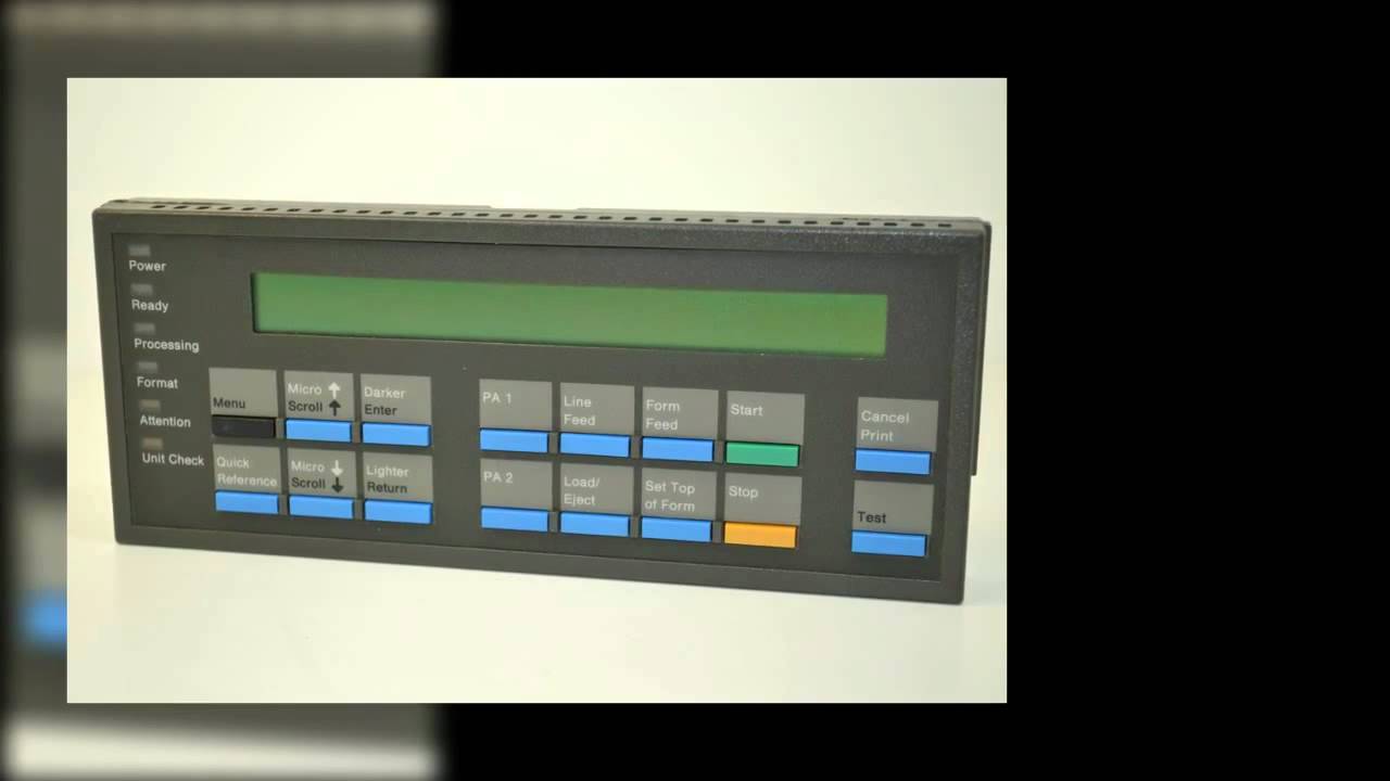 IBM 4230 Parts - YouTube