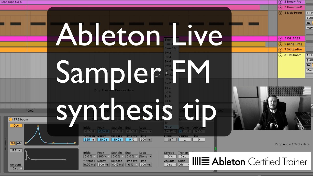 Ableton Live FM synthesis tip – using Sampler - YouTube