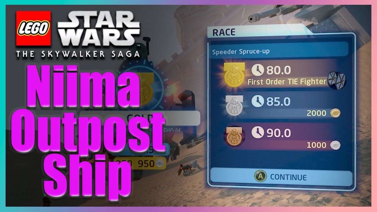 Niima Outpost Spaceship, Speeder Spruce Up | LEGO Star Wars: The ...