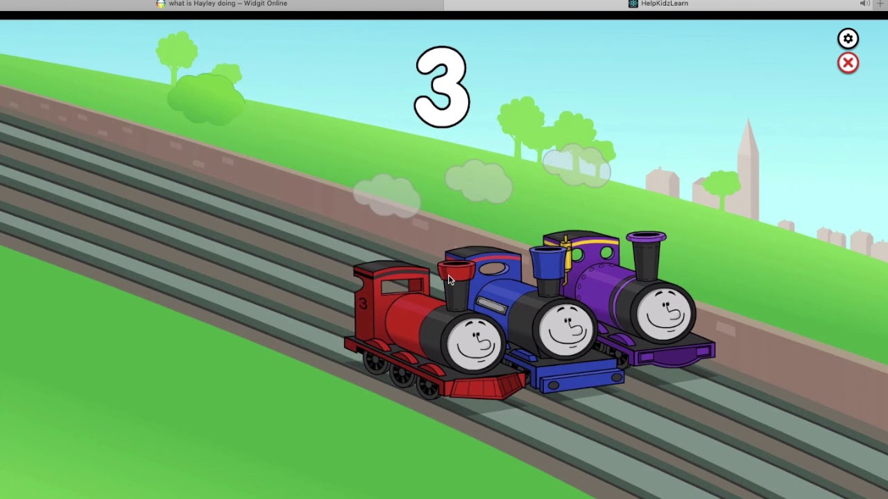 Number Rhyme Five trains - YouTube