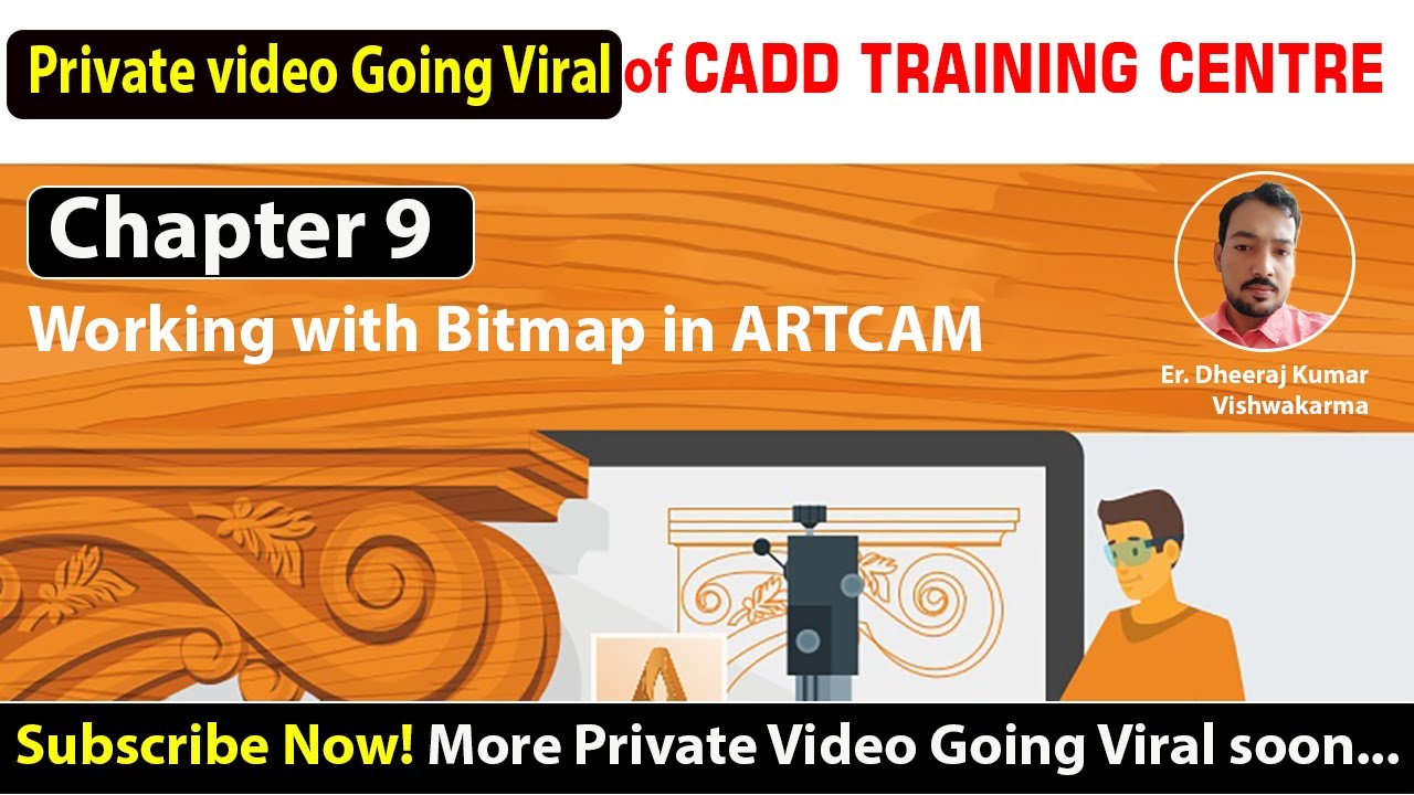 Working with Bitmap in ARTCAM | Chapter 9 I #ArtCAM_Tuts - YouTube
