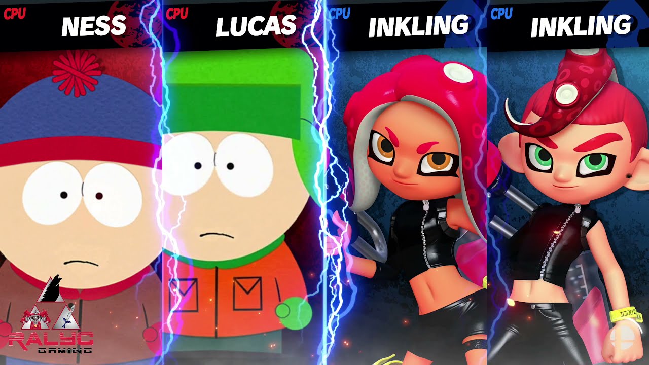 Smash Mods Ultimate: Stan and Kyle vs the Octolings - YouTube