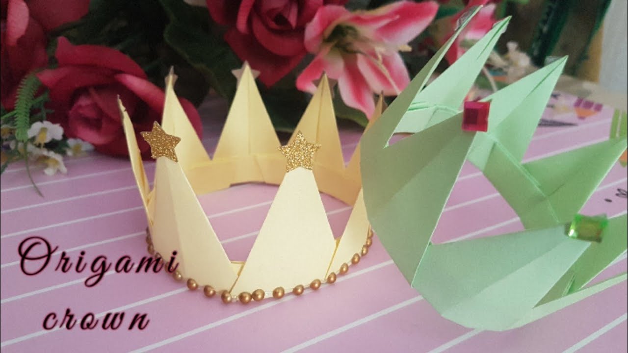 Origami Crown | How to make a paper Crown| Origami Crown |Origami ...