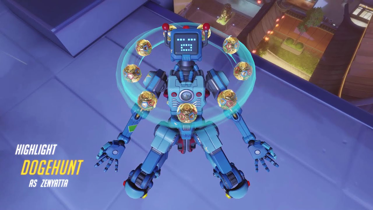 Overwatch - Zen's Toybot skin. - YouTube
