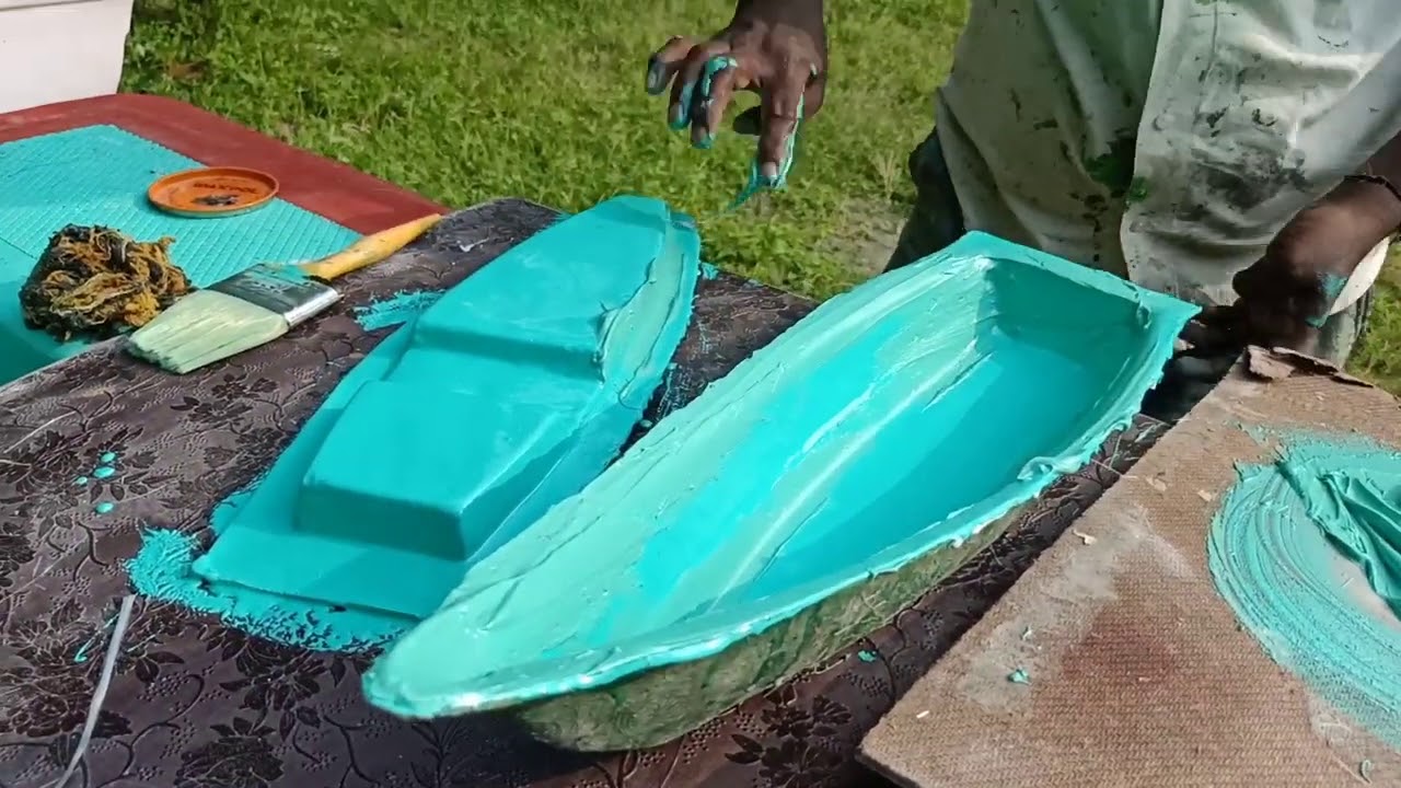 பைபர் படகு தயாராகும் விதம் fibre boat built process How to make fibre ...