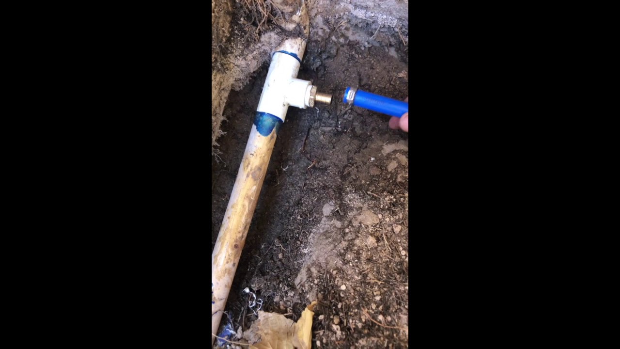 PVC to PEX easy hack - YouTube