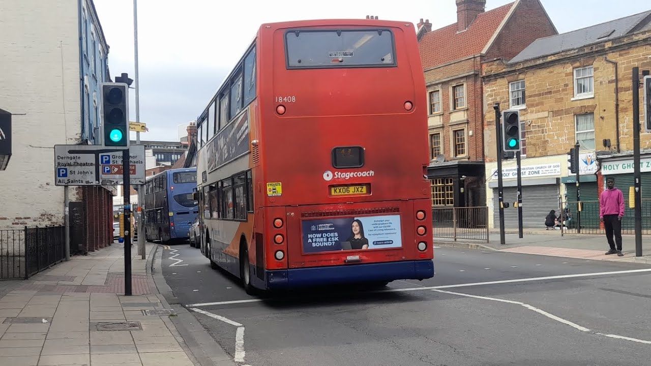 Stagecoach Midlands 18408 KX06 JXZ - YouTube