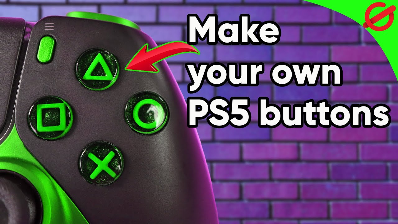 Upgrade Your PS5 Controller with DIY Resin Buttons - Better than the ...