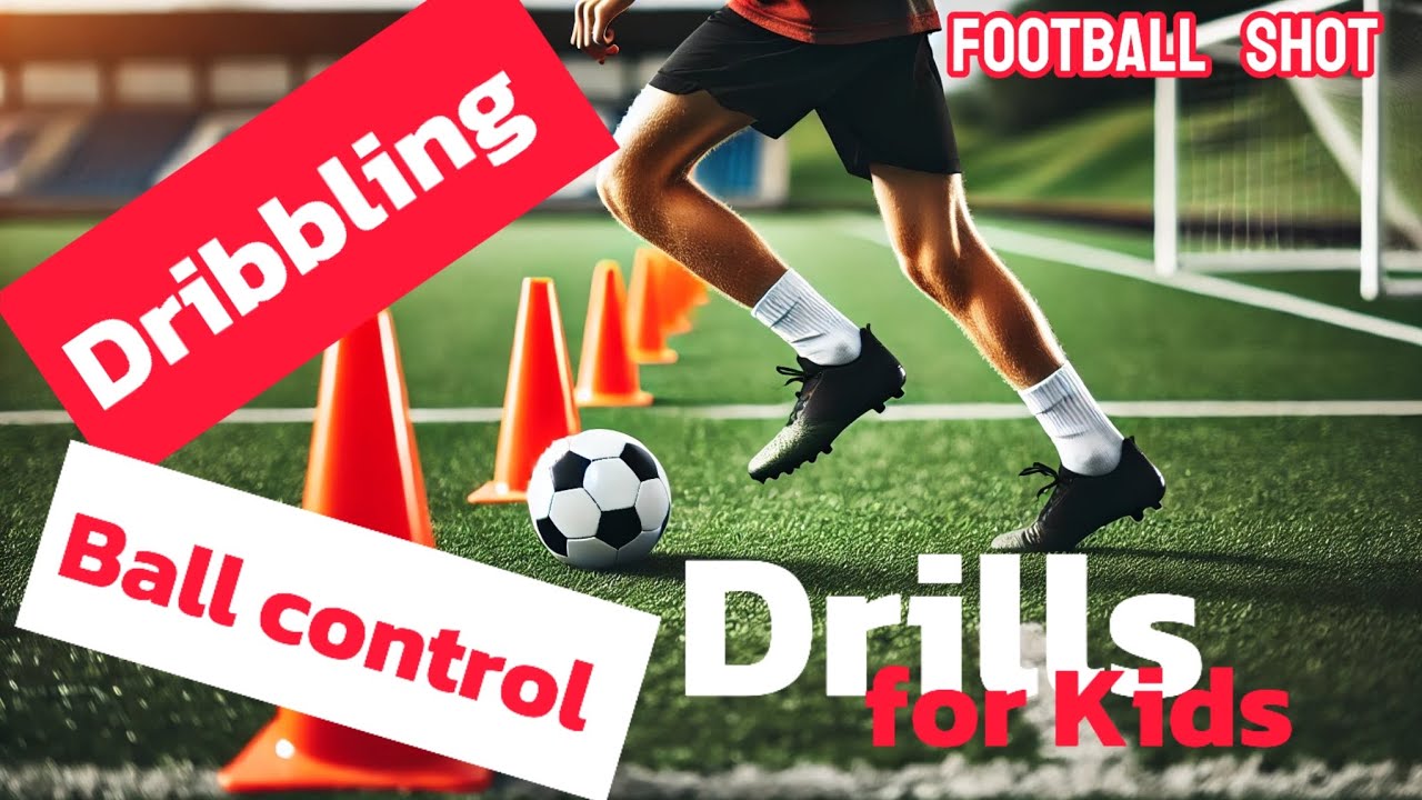 Football Dribbling Drills for Kids | Easy Soccer / Football Training ...