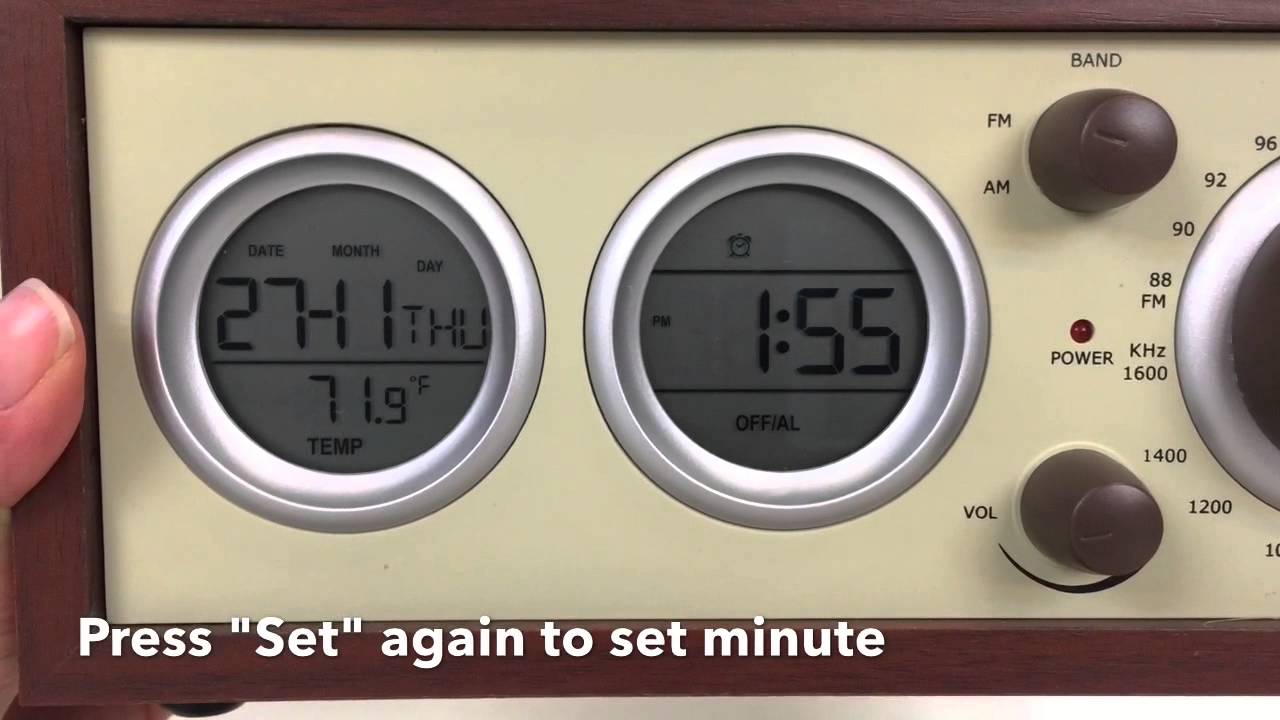 JCC Multifunction Wooden Retro AM/FM Desk Radio Unboxing And Review ...