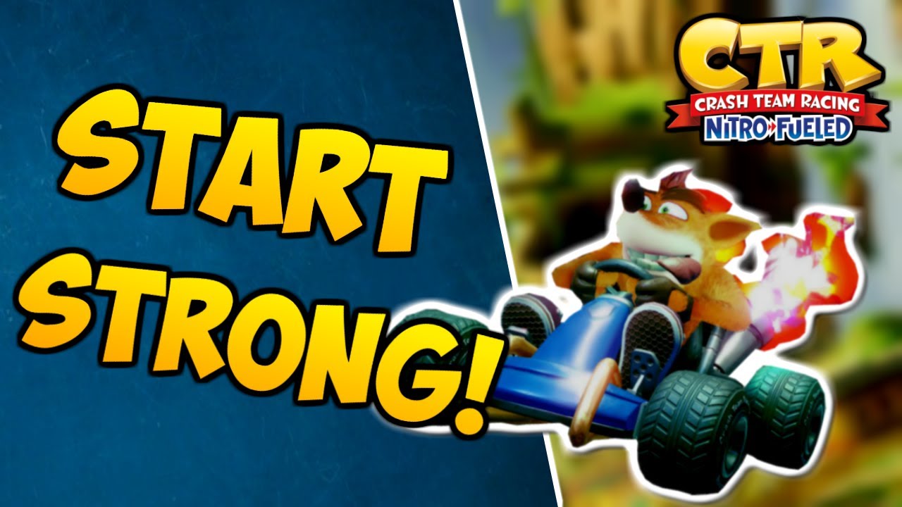 Best Way To Get "Perfect" Start Boost in Crash Team Racing (CTR Nitro ...