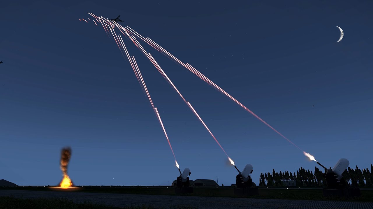 Су-25СМ vs Phalanx CIWS - Defense System - C-RAM - Military Simulation ...