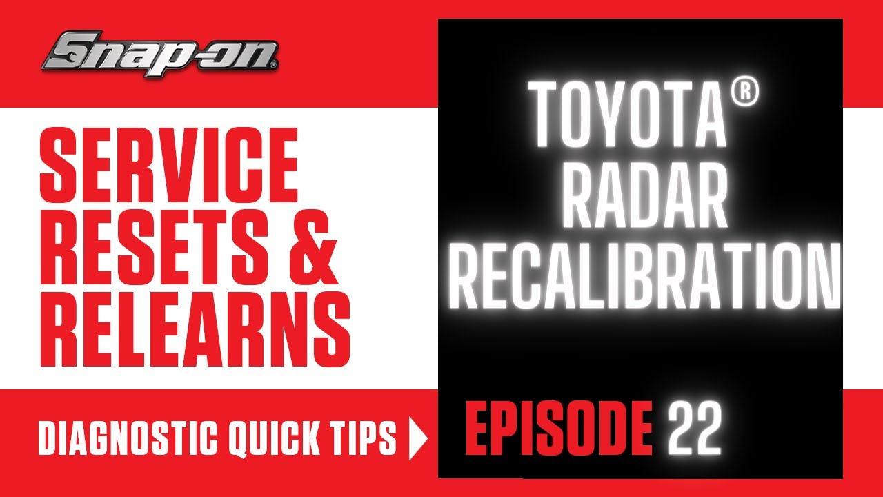 Toyota® Radar Calibration | Snap-on | Diagnostics - YouTube