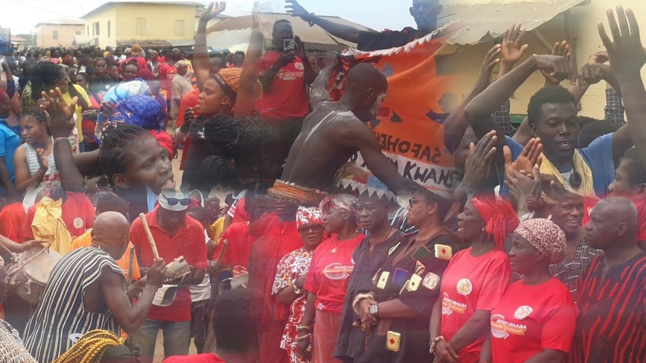 Most beautiful cultural display at Abaasa Akwambo festival 2025 - YouTube