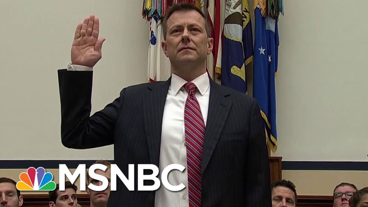 FBI Agent Peter Strzok Fired Over Anti-Trump Texts | Velshi & Ruhle ...
