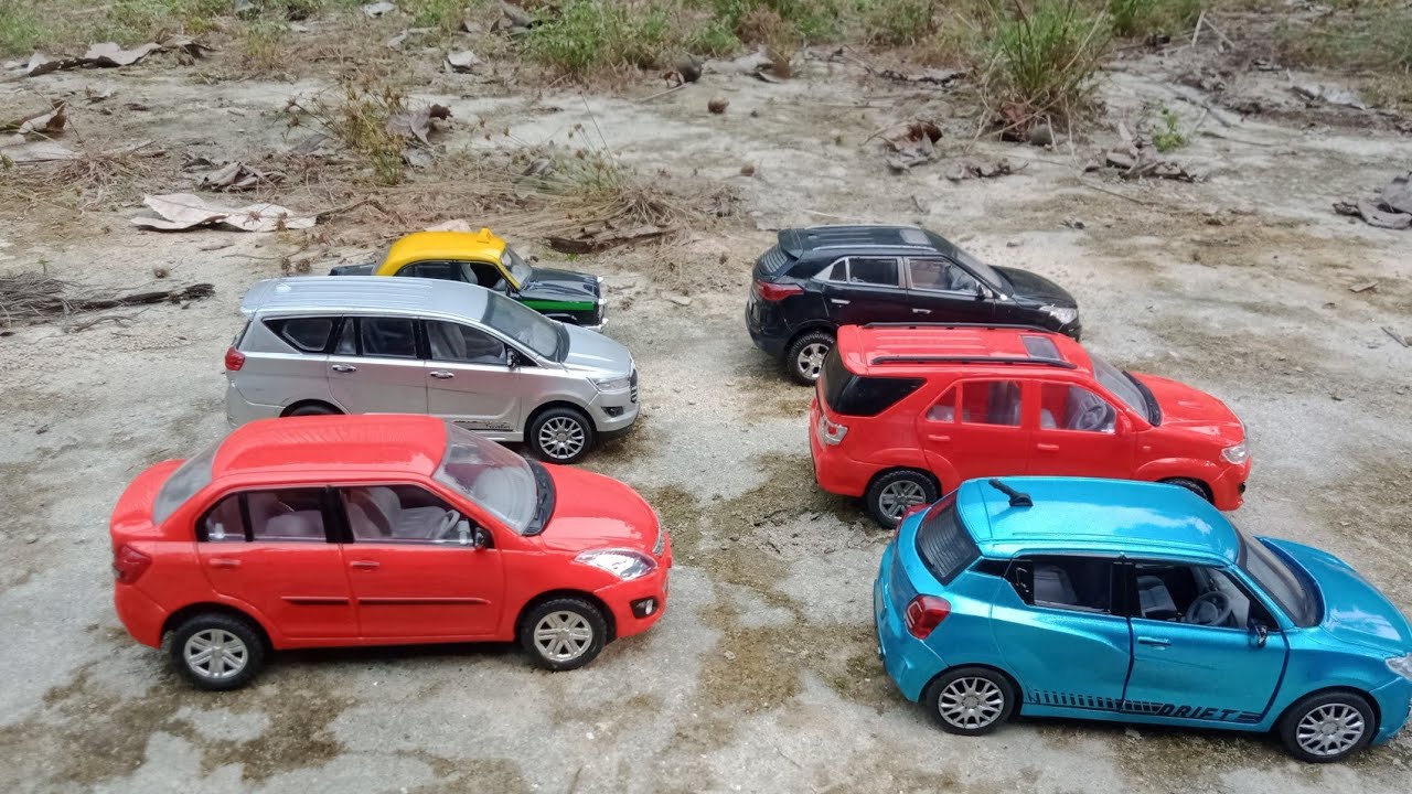 Scale model car hand driving on the grass । diecast model car # ...